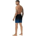 Tyhengta Mens Swim Trunks Gradient Color Quick Dry Beach Shorts With
