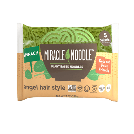 Miracle Noodle - Spinach Angel Hair, 7 oz - Walmart.ca