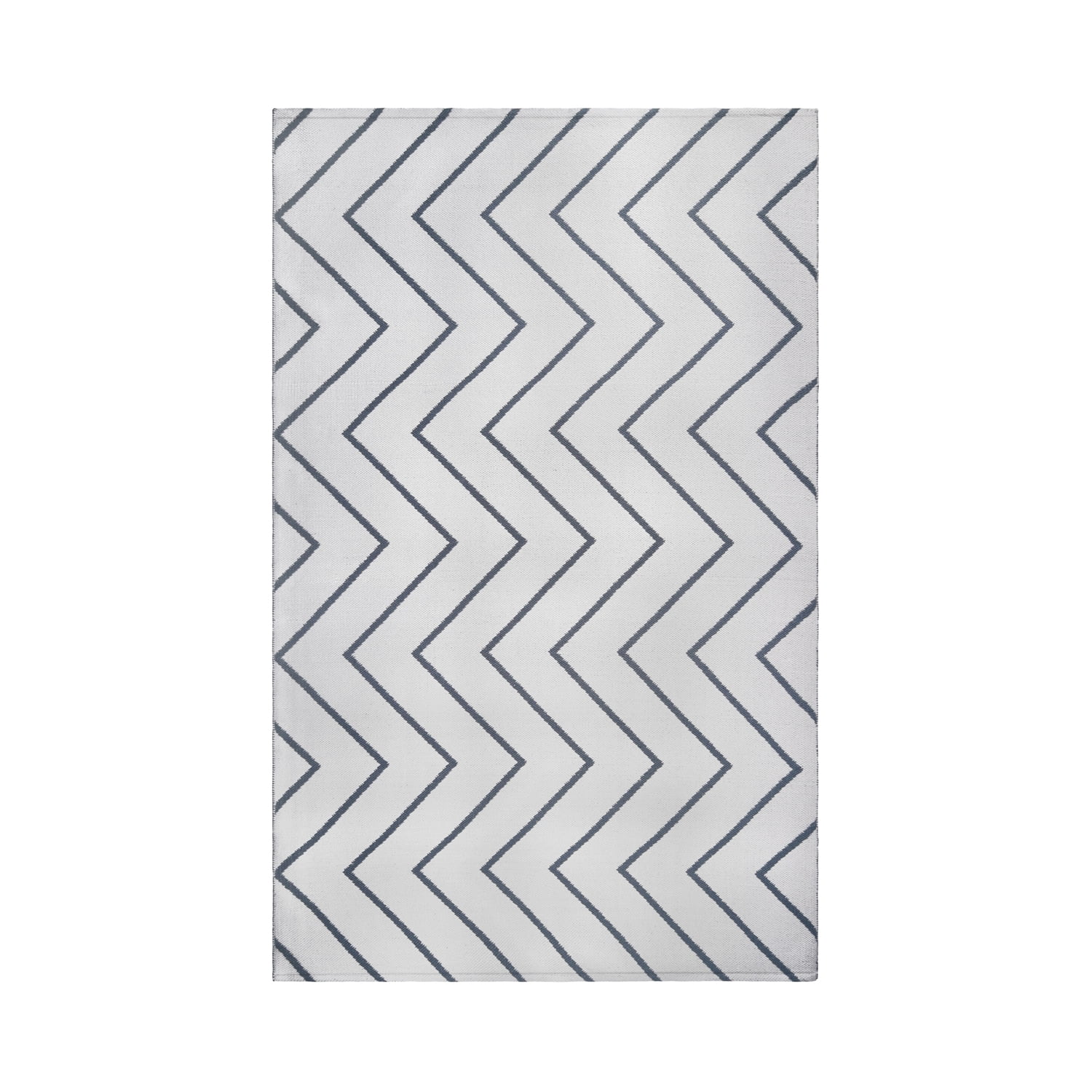Chevron Zig-Zag Indoor/ Outdoor Area Rug, 6' x 9', Ivory - Walmart.com