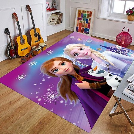 Cartoon Anna Elsa Mat, Cute Rugs Bedroom Carpets Decorative Stair Mats ...