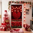 B 35X72 Inch Valentine'S Day Door Cover Curtain Wall Decoration ...