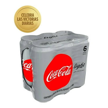 Refresco Coca Cola sabor original 6 latas de 355 ml c/u | Walmart en línea
