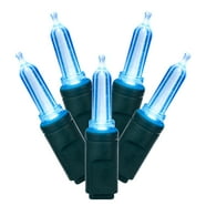 Vickerman 70 Green Twinkle M5 LED Icicle Light on White Wire, 9 ...