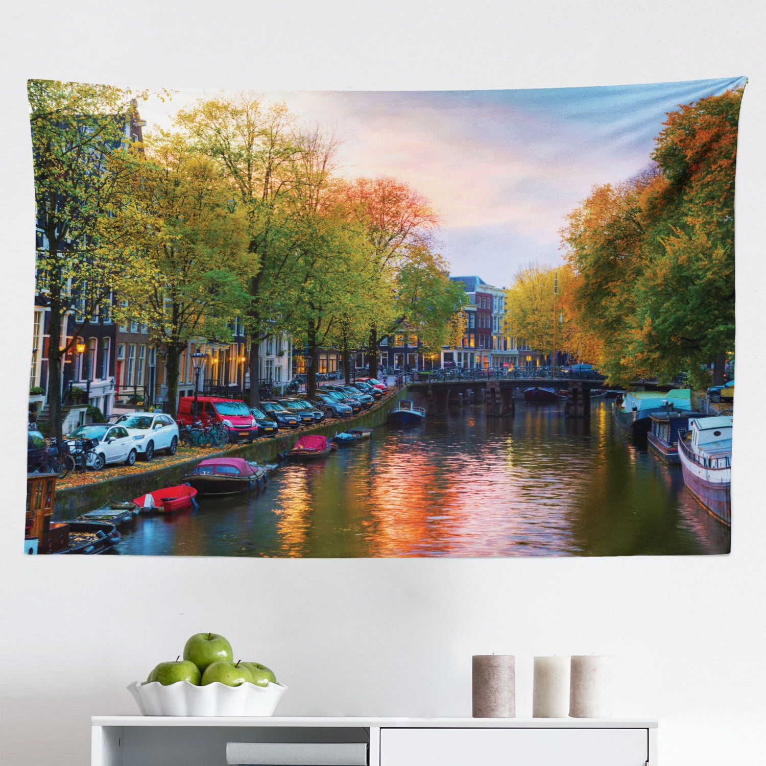 Dutch Tapestry, Photo of Historical De Kat Windmill in Zaanse Schans at ...