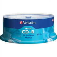 VERBATIM CD-R DIG VINYL 25pk 80MIN/52X SPIN-CLR - Walmart.com
