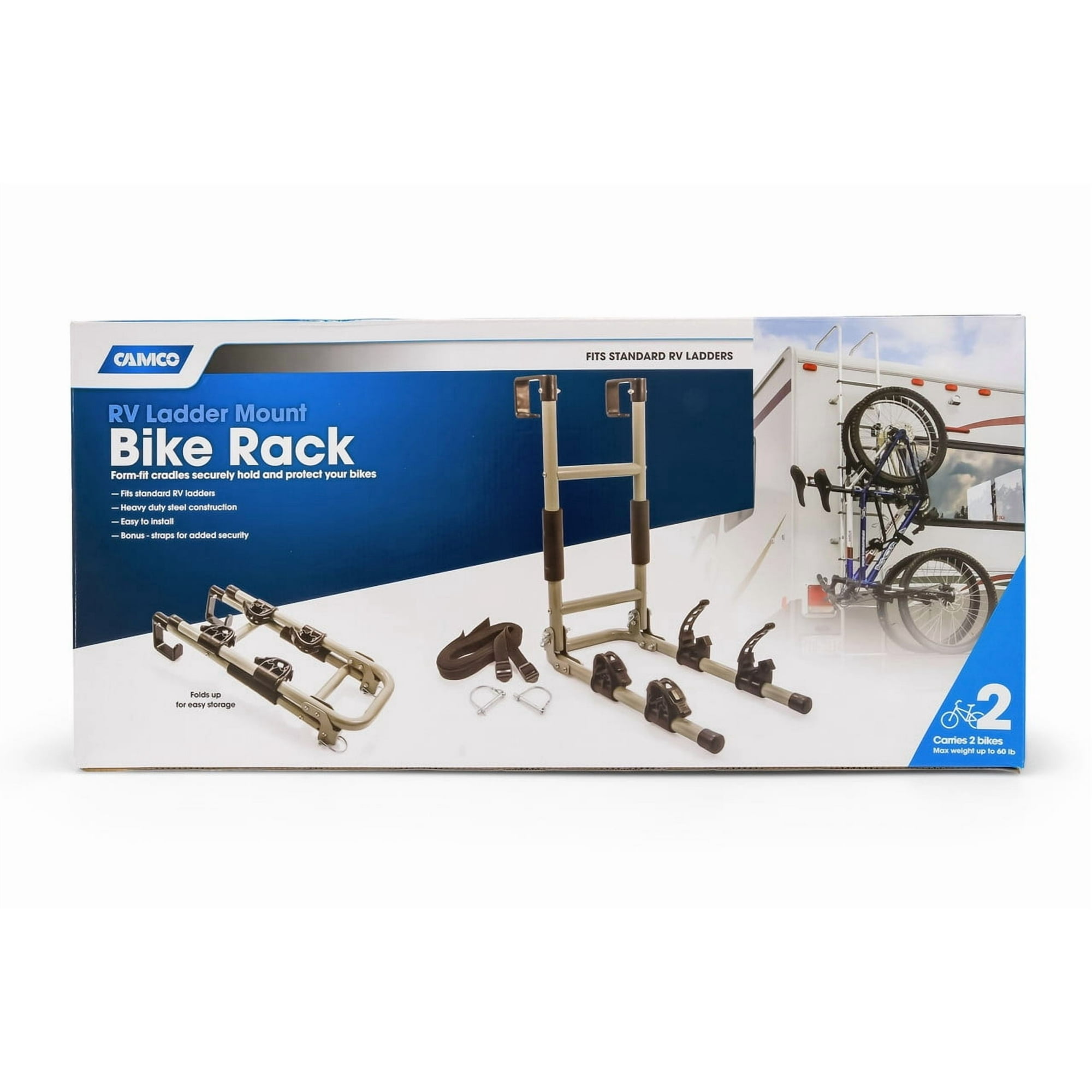 Click here for Camco Bike Rack 51492 Mounts To Rv Or Van Ladder;... prices