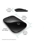HP Z3700 Wireless Mouse, Black, V0L79AA#ABL, Compatible with Computer ...