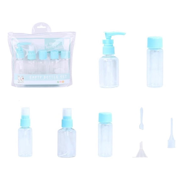 8 Pieces Travel Bottles Set, Leakproof Portable Liquid Container,blue ...