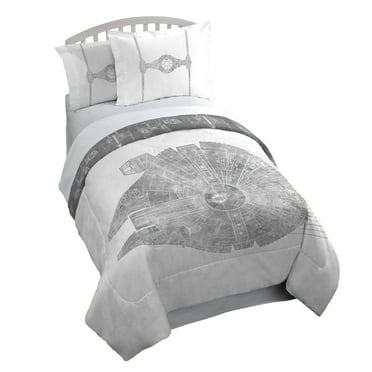 Walmart Star Wars Bedding: Darth Vader Kids Classic Grid Full Reversible Comforter - Walmart.com