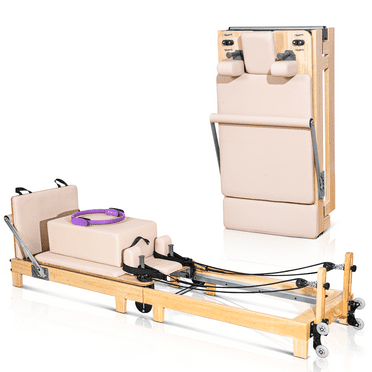 Pilates Reformer Sitting Box, Pilates Reformer Accessory for Exercises ...