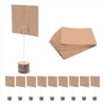 30 Pcs Wire Swirl Place Card Holders, Rustic Metal Table Number Stands ...