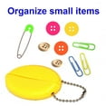 NPGD USA Oval Squeeze Coin Purses Holds Coins Keys Small Items in ...