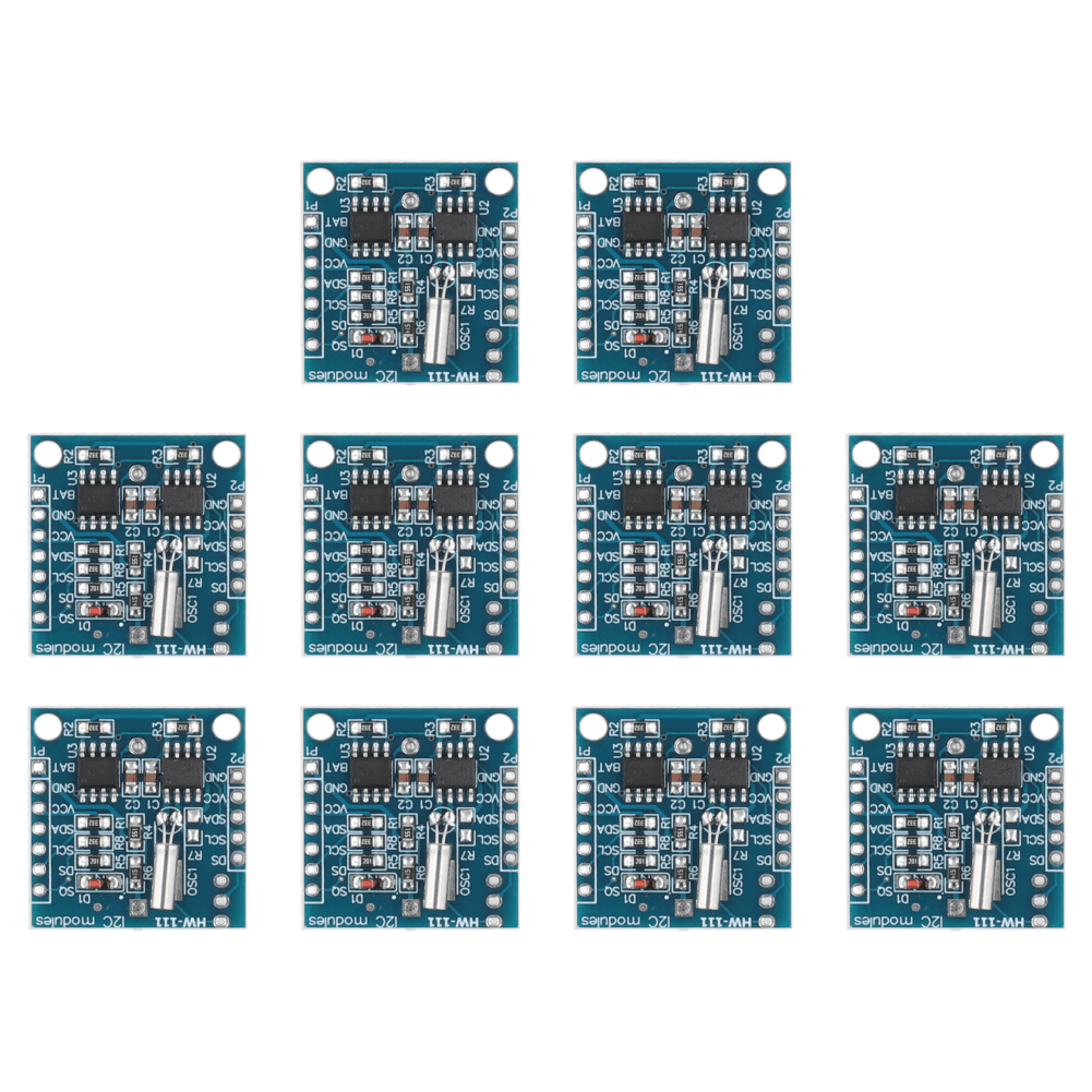 Ds1307 At24c32 Tiny Rtc Module I2c Tarjeta Memoria Reloj En Tiempo Real Sin Batería Walmart 