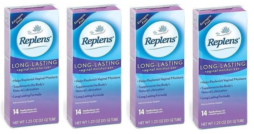 Replens Long Lasting Vaginal Moisturizing, Unscented, 1.23 Oz, 4 Pack ...