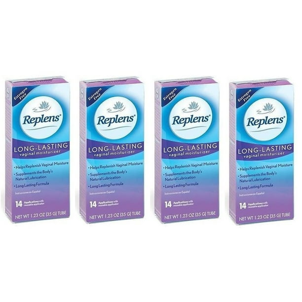 Replens Long Lasting Vaginal Moisturizing, Unscented, 1.23 Oz, 4 Pack ...
