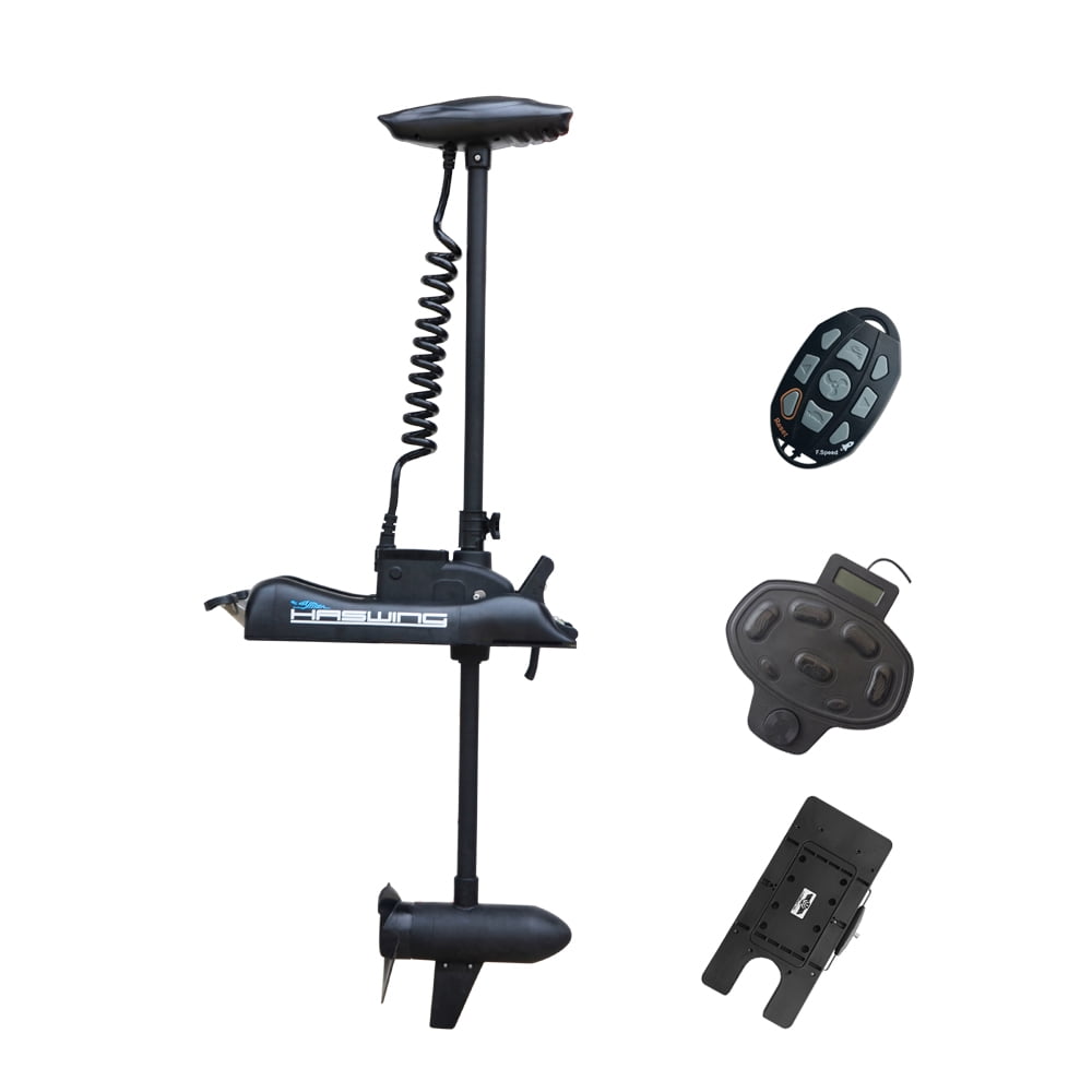 AQUOS Haswing CaymanB 24V 80LBS 60inch Bow Mount Trolling Motor with ...
