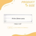 Uxcell Coin Storage Tube, 36 Pcs Plastic Coin Holders Tube with Screw ...