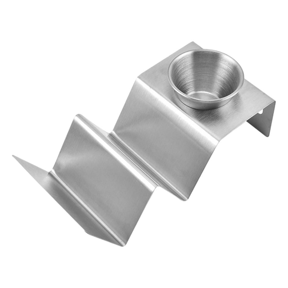 Stainless Taco Holder Rack | Oven-Safe W Shape Taco Shell Stand | Food ...