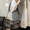 Faux Leather Leopard Print Crossbody Purse for Women 2026 Fashion ...