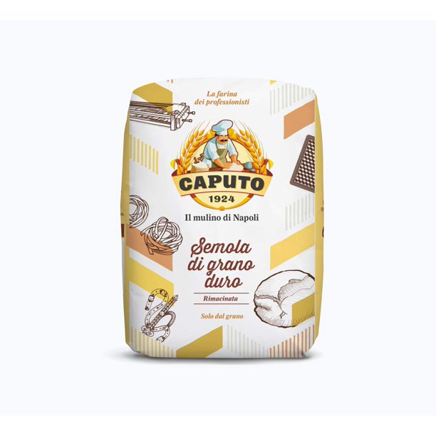 Antimo Caputo Semolina Flour 2.2 LB (Pack of 2) Bulk Italian Durum ...