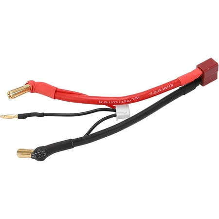 RC Battery Cable, RC Car T Plug Female to 90 Degree 4MM Banana Plug ...