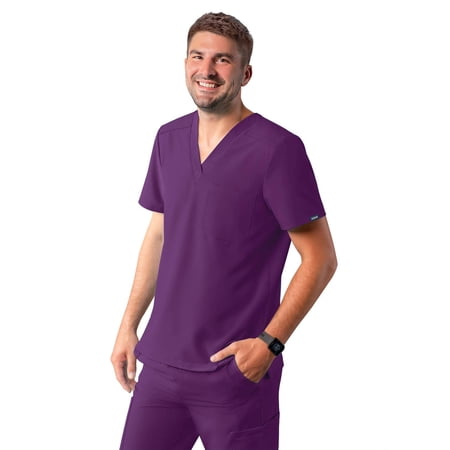 Adar Addition Scrubs for Men - Classic V-Neck Scrub Top - A6006 ...