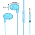 Wired In Ear Headphones With Microphone 35mm Earbuds For Android ...