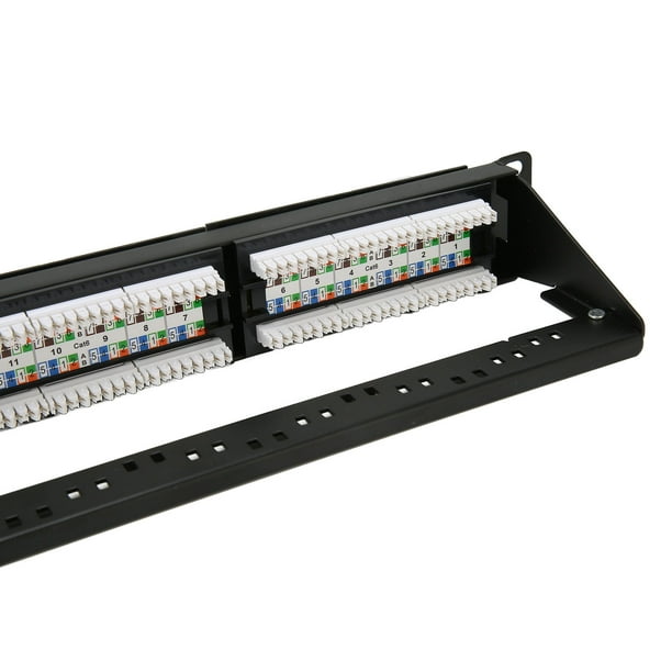 R Network Patch Panel,CAT6 24 Ports Network Ports Patch Panel Ports ...