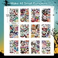 Ayieyill 48 Pcs Halloween Stickers for Pumpkins Decorating, 12 Sheets ...