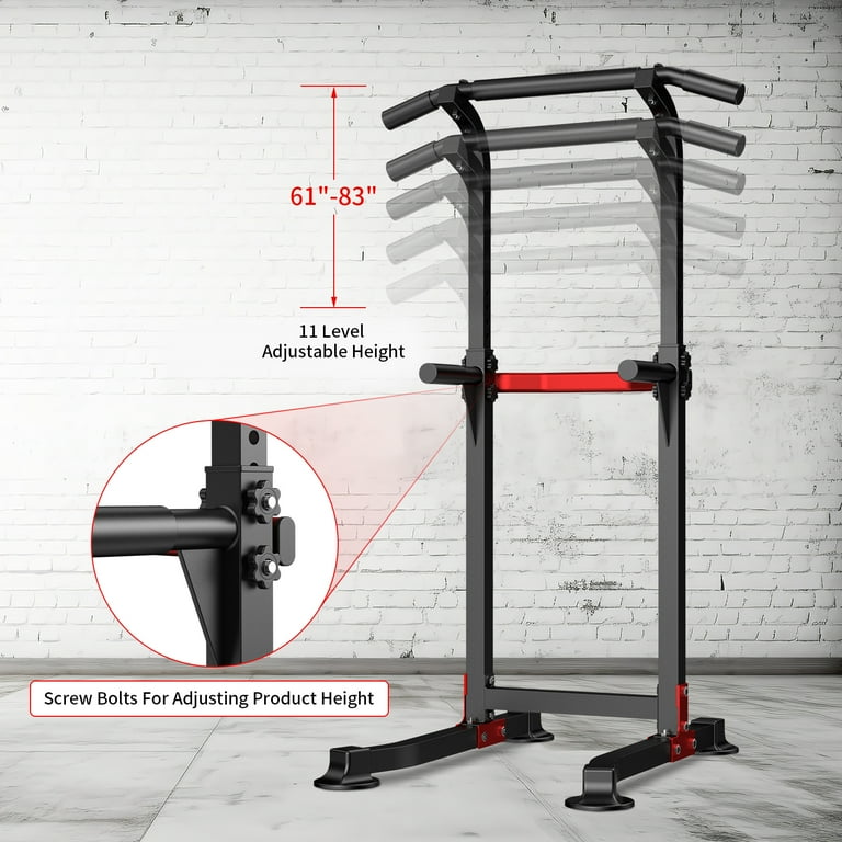 Weight Bench Dip Station Pull Up Bar Chin Up Pull Up Multi Grip Bar ...