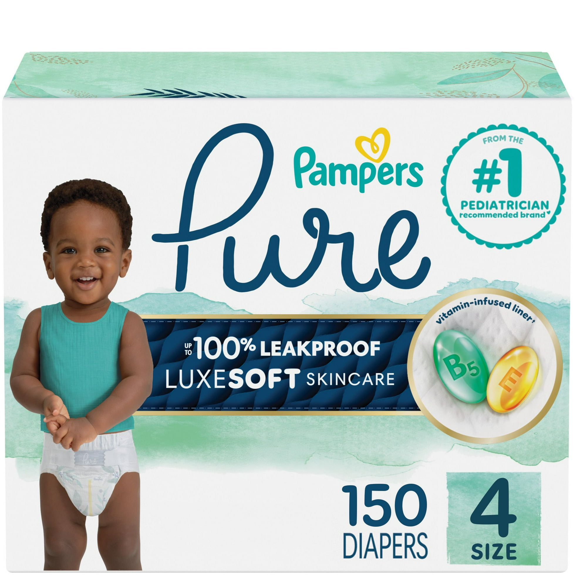 Click here for Pampers Pure Baby Diapers  Size 4 (22-37 Lbs)  150... prices