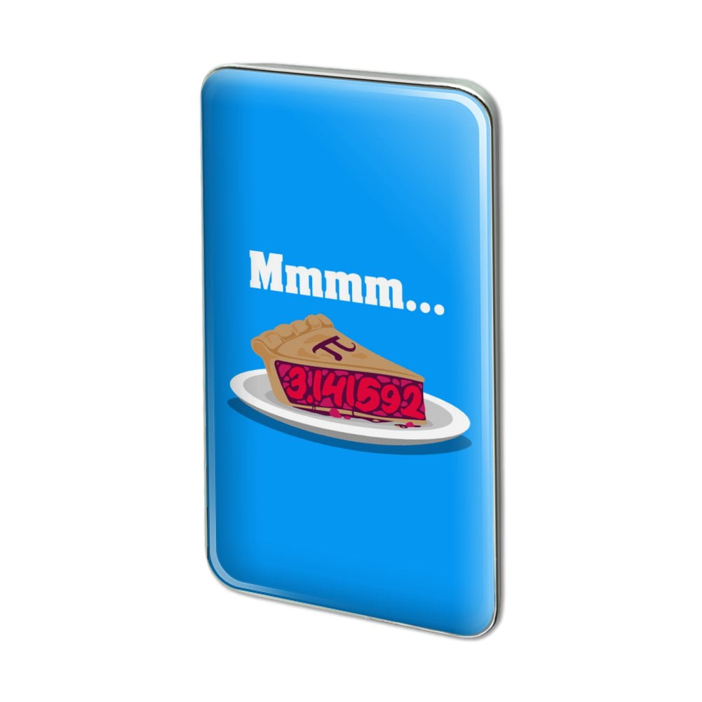 Mmm Pi Pie Math Funny Metal Rectangle Lapel Hat Pin Tie Tack Pinback ...