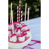 Just Artifacts 100pcs Decorative Striped Paper Straws (Striped, Light ...