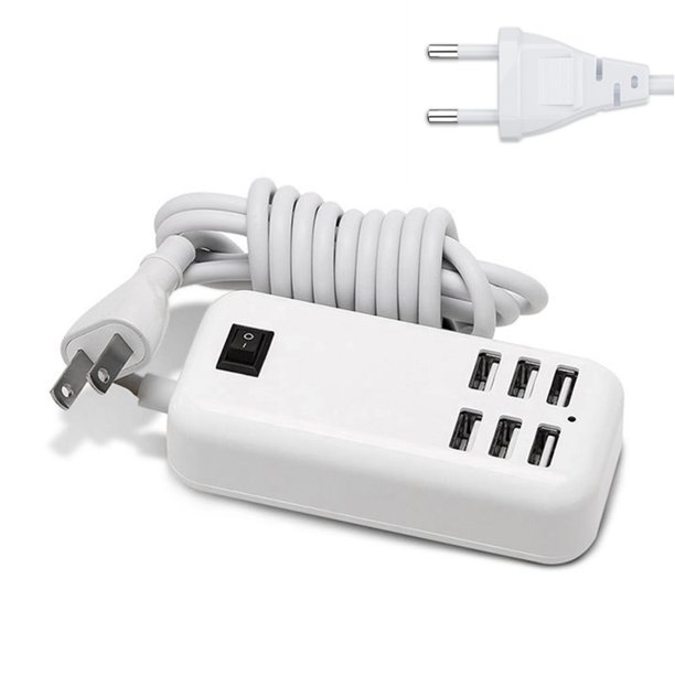 4/6 Ports Multiple Wall USB Charger Travel Tablet Charging Smart ...