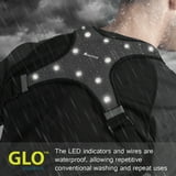GreatShield LED Safety Vest - GLO [Waterproof | 3 Way LED Lighting ...