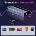 Finopo 6-in-1 Docking Station, 4K@60Hz HDMI, USB-C 100W PD Charging ...