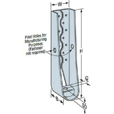 Simpson Strong-Tie URFP-SDS3 Universal Retrofit Foundation Plate with ...