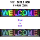 VEVOR Led Sign 38 x 6.5 Digital Sign 96 x 16 HD Resolution Full Color ...