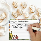 Veggie Recipe Cards - 4" x 6" Regular Index Cards, Set of 48, by ...