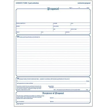 Adams 3-Part Carbonless Purchase Order Forms - 3 PartCarbonless Copy ...