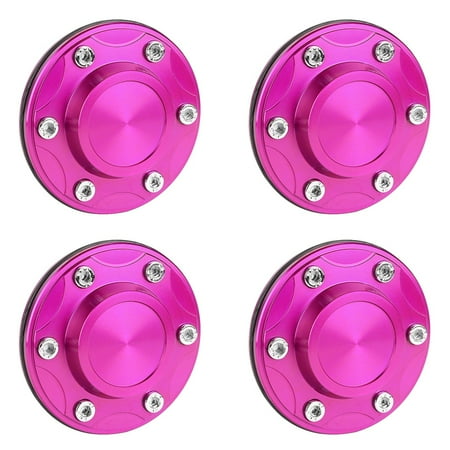 Aluminium Alloy Hub Cap,4pcs Hexagonal Nut Hub Hub Cap Wheel Center Cap ...