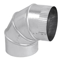 Imperial Manufacturing Adjustable Elbow 4 " Dia. Galvanized 0-90 Deg ...