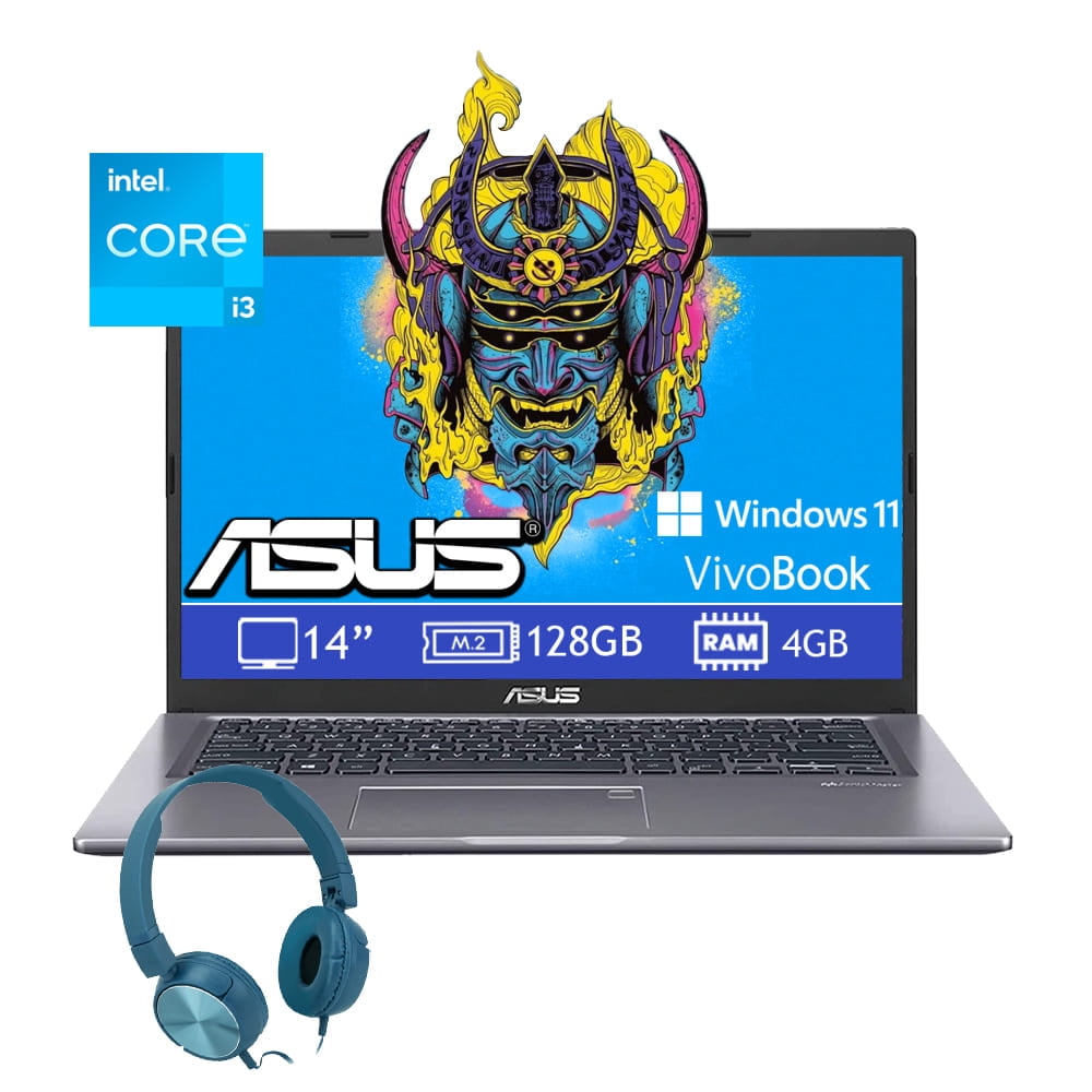 Laptop Asus VivoBook F415E Core i3-1115G4 128GB 4GB más Audifonos ...
