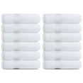Resort Collection Thick Quick Dry Washcloths Luxury Hotel 12x12 Plush Cotton Towels 12 Pack