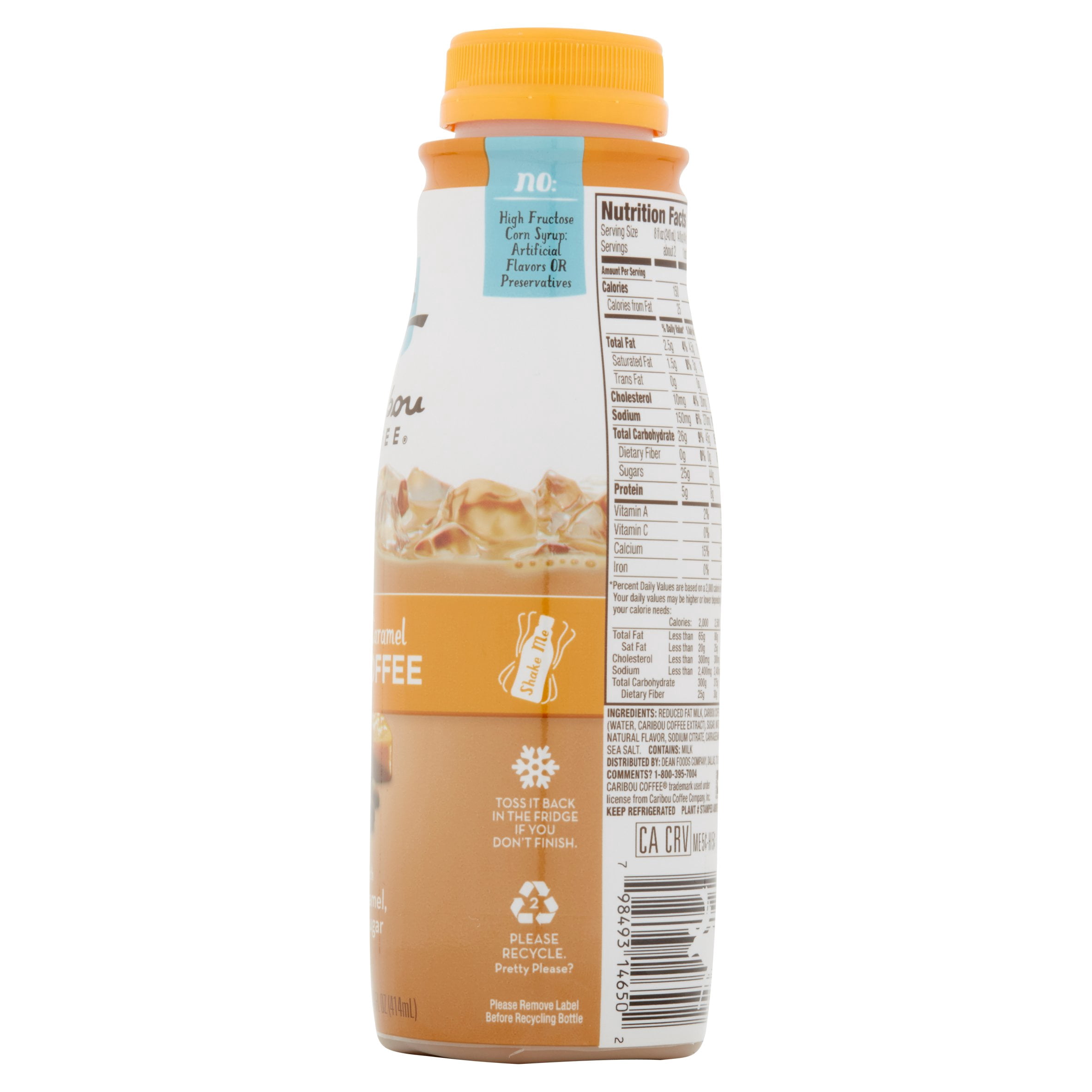 Caribou Coffee Less Cooler Nutrition Facts | Besto Blog