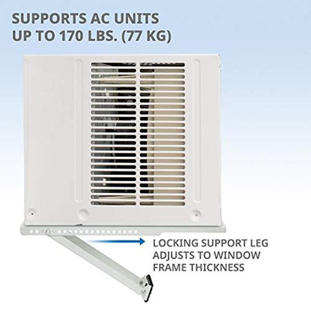 Ivation Universal Air Conditioner Support Bracket | 19" Easy-Install ...