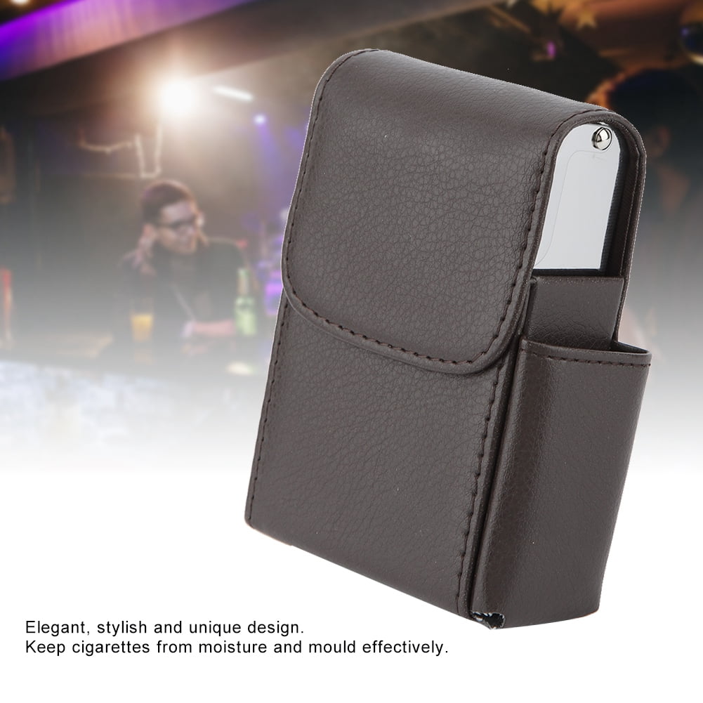 Click here for Qiilu Cigarette Box Lighter Holder Pu Leather Nice... prices