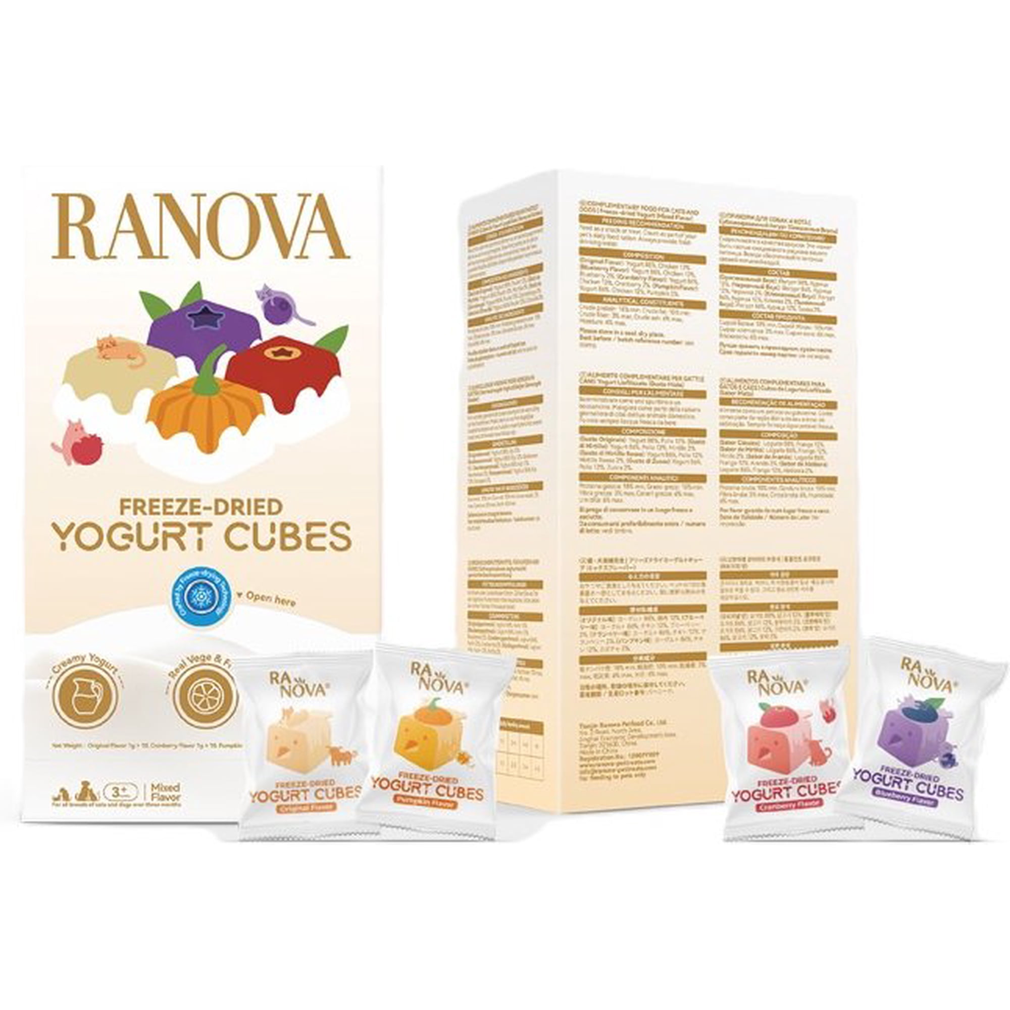 Click here for Pack Of 2 - Ranova Yogurt Mixed Flavor Freeze-Drie... prices