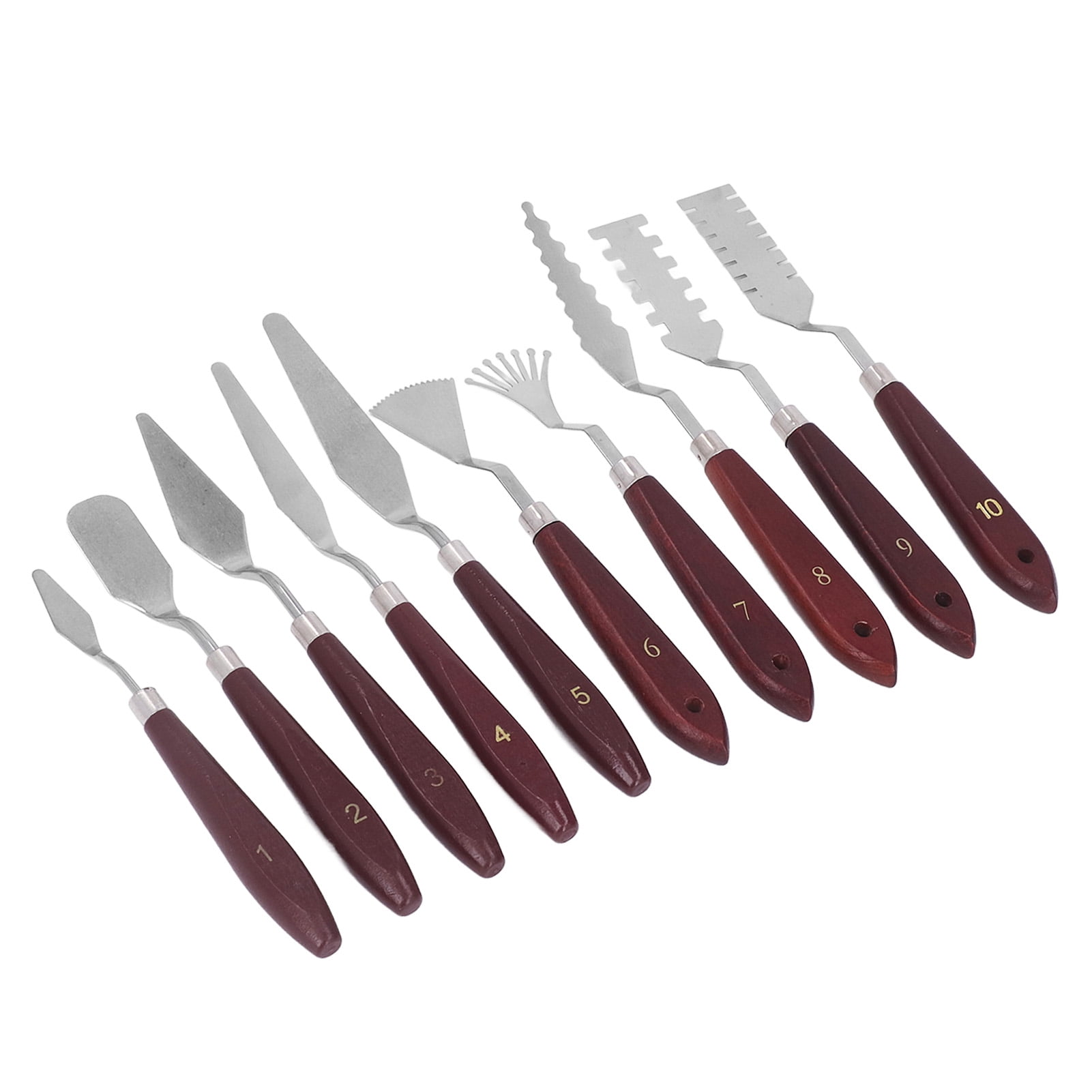 Juego de espátulas para paleta, juego de 10 espátulas para pintar ...