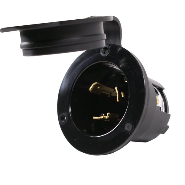 Journeyman-Pro 2625, NEMA L6-30 Flanged Inlet Generator Plug, 30A 250 ...